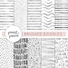 Digital Papers Black & White Digital Paper Pack Paint Brush | Etsy