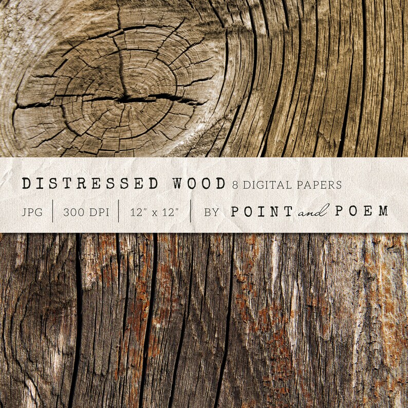 Wood Digital Paper Rustic Wood Paper Commercial Use - Etsy
