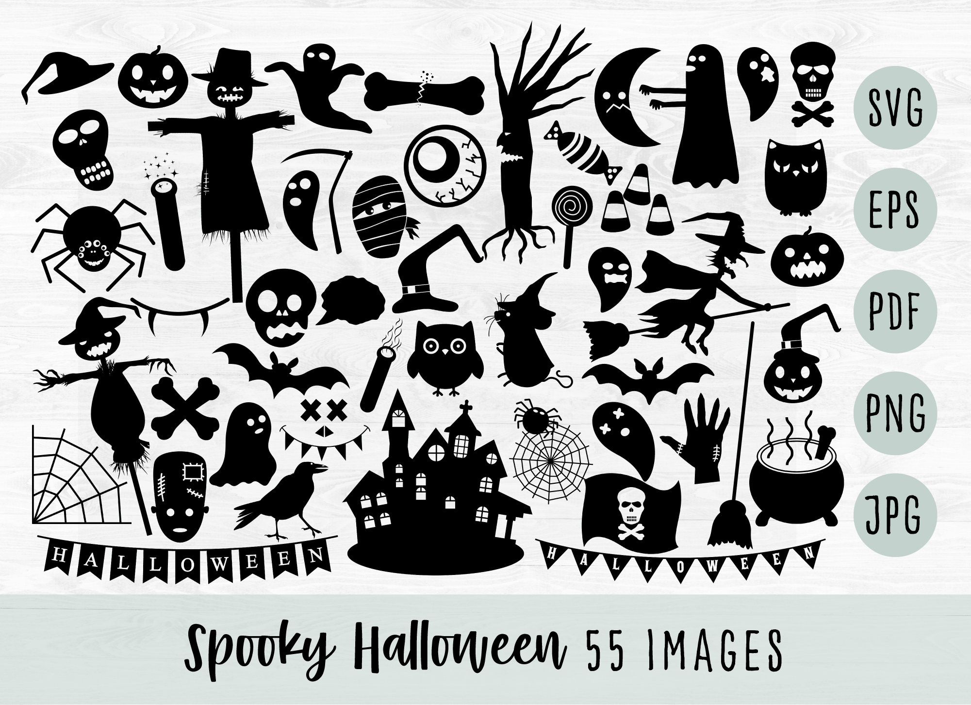 Halloween Silhouette Clip Art