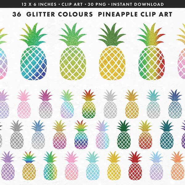 Pineapple Clip Art - Etsy