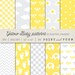 Yellow Baby Digital Paper, Girl Boy Neutral Patterns, Baby Shower ...