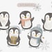 Winter Watercolor Clipart, Cute Arctic Animals, Polar Animals ...
