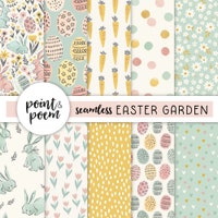 Easter Digital Paper - Etsy