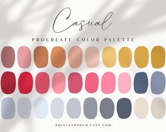 Dusty Blue Palette - Etsy