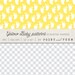 Yellow Baby Digital Paper, Girl Boy Neutral Patterns, Baby Shower ...