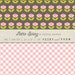 Spring Digital Paper Flowers Bird Pink Green Yellow Polka - Etsy