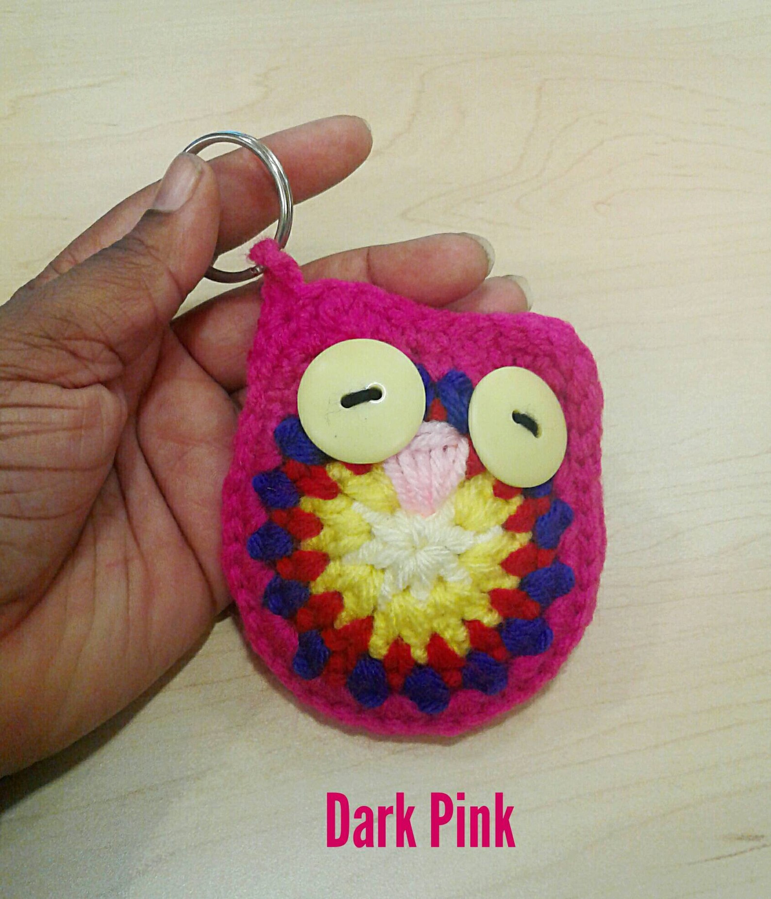 Crochet Owl Key Chain - Etsy