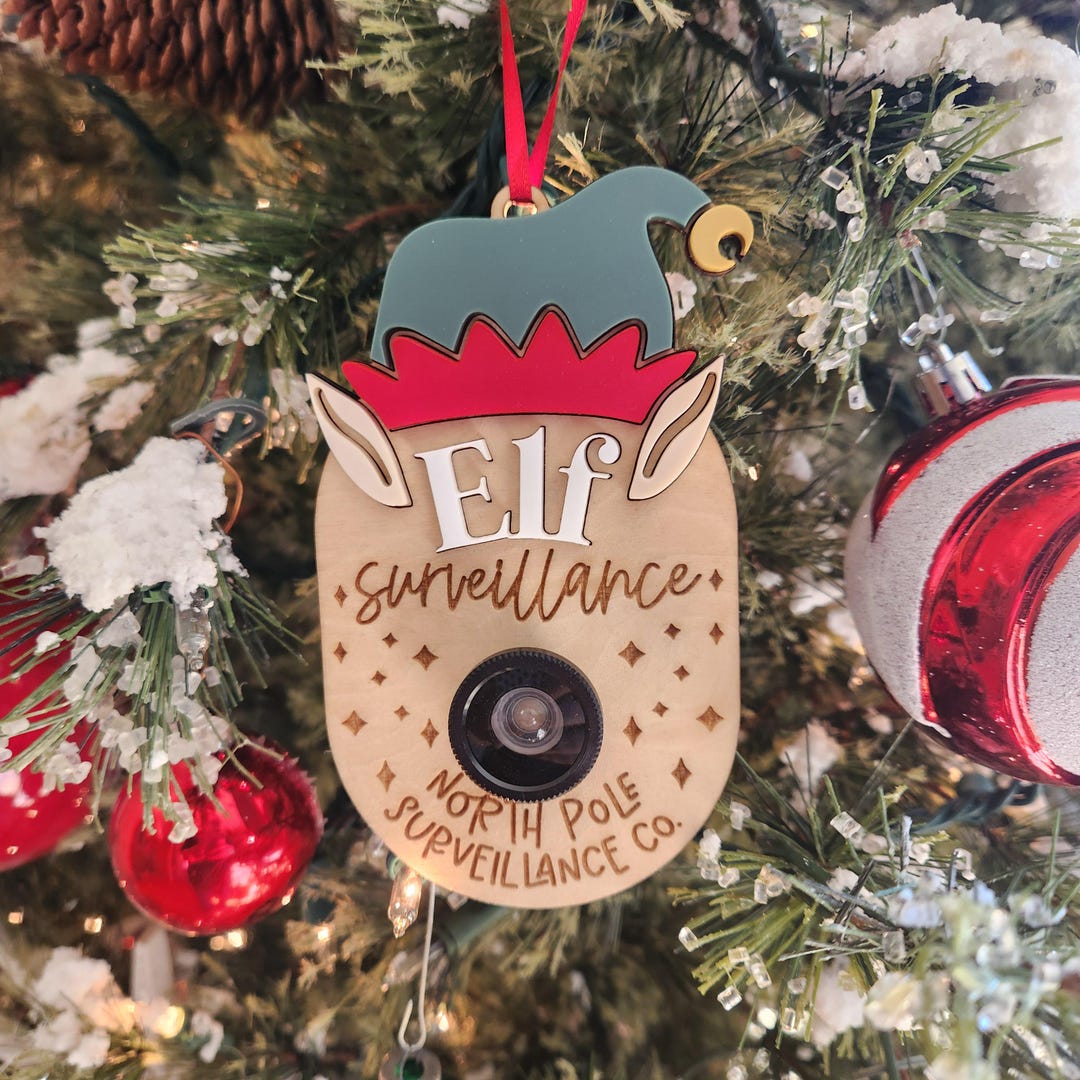 Santa Cam Elf Surveillance Christmas Cam Elf Cam Christmas Magic Elf ...