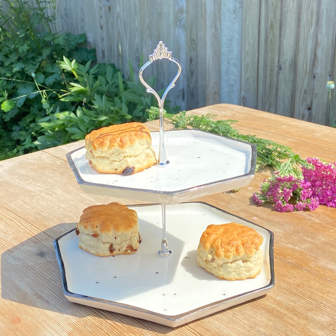Afternoon Tea Stand / Gold or Platinum Cream Tea - Etsy UK