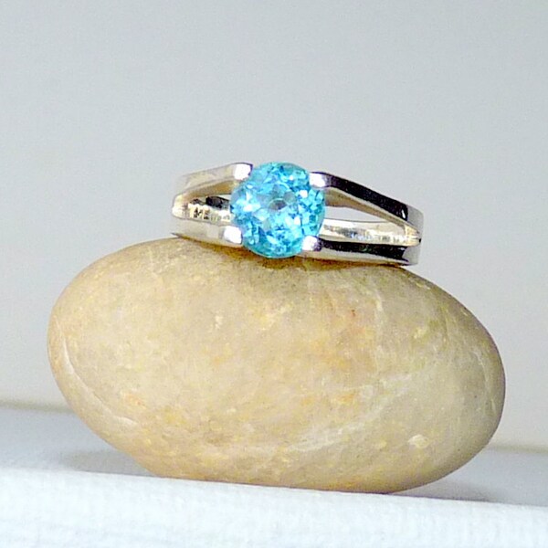 Faux Blue Topaz Ring - Etsy