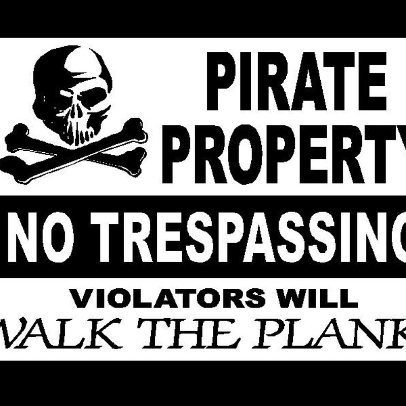 Funny Pirate Sign - Etsy