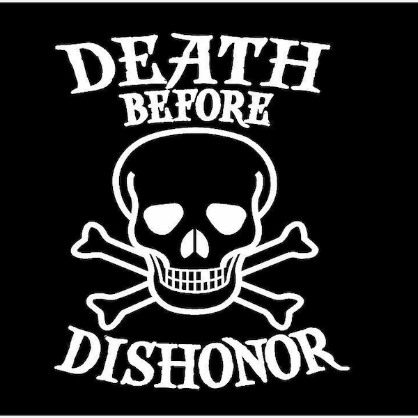 Death Before Dishonor - Etsy