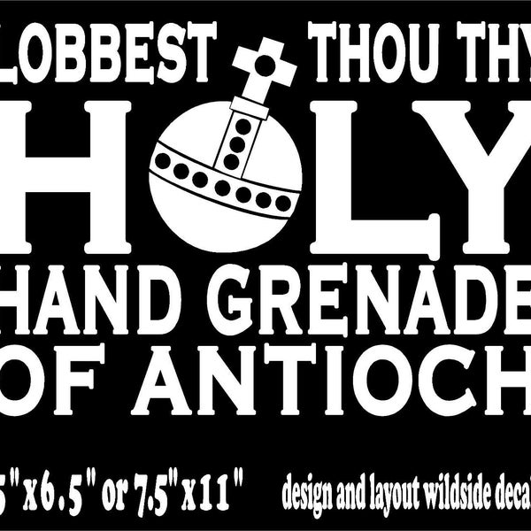 Holy Hand Grenade - Etsy