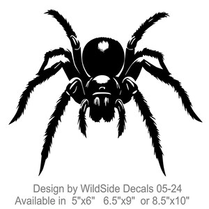 Tarantula Spider Decal Contour Cut Vinyl Car Truck Trailer Sticker ...