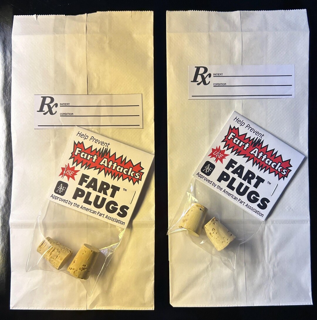 Fart Plugs Gag Gift: Funny White Elephant Party Favor (set of 2 ...