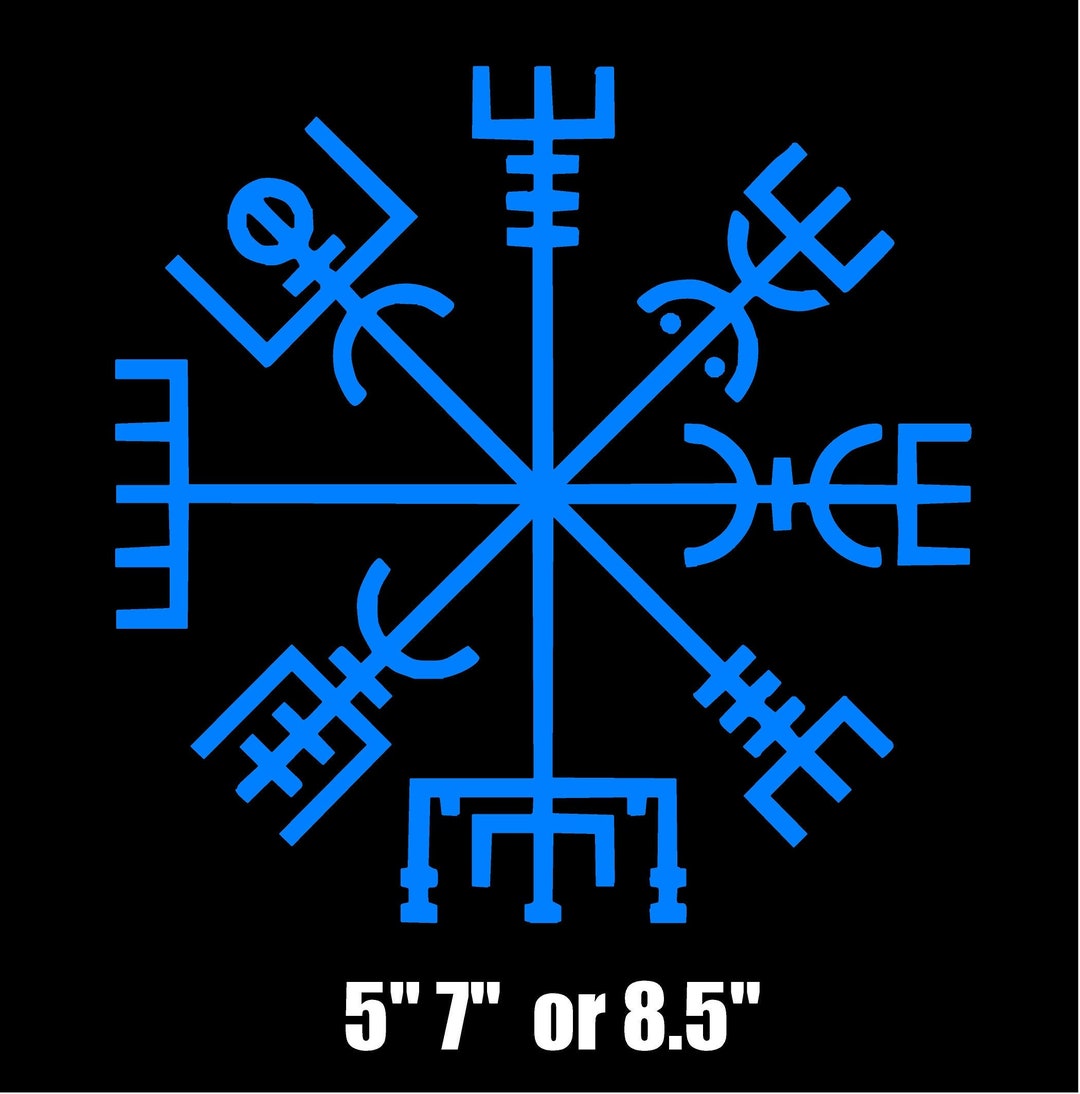 Norse Compass Decal Car Window Laptop Vinyl Nordic Viking Sticker - Etsy