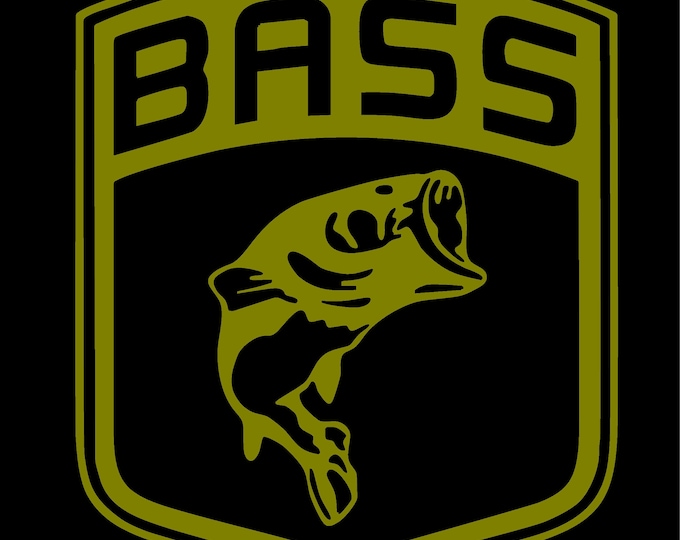 Largemouth Bass Vinyl Decal - Etsy
