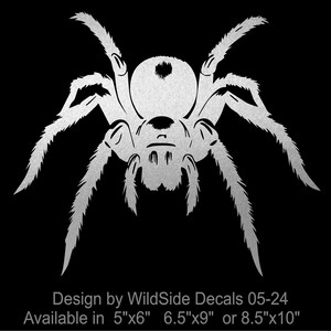 Tarantula Spider Decal Contour Cut Vinyl Car Truck Trailer Sticker ...