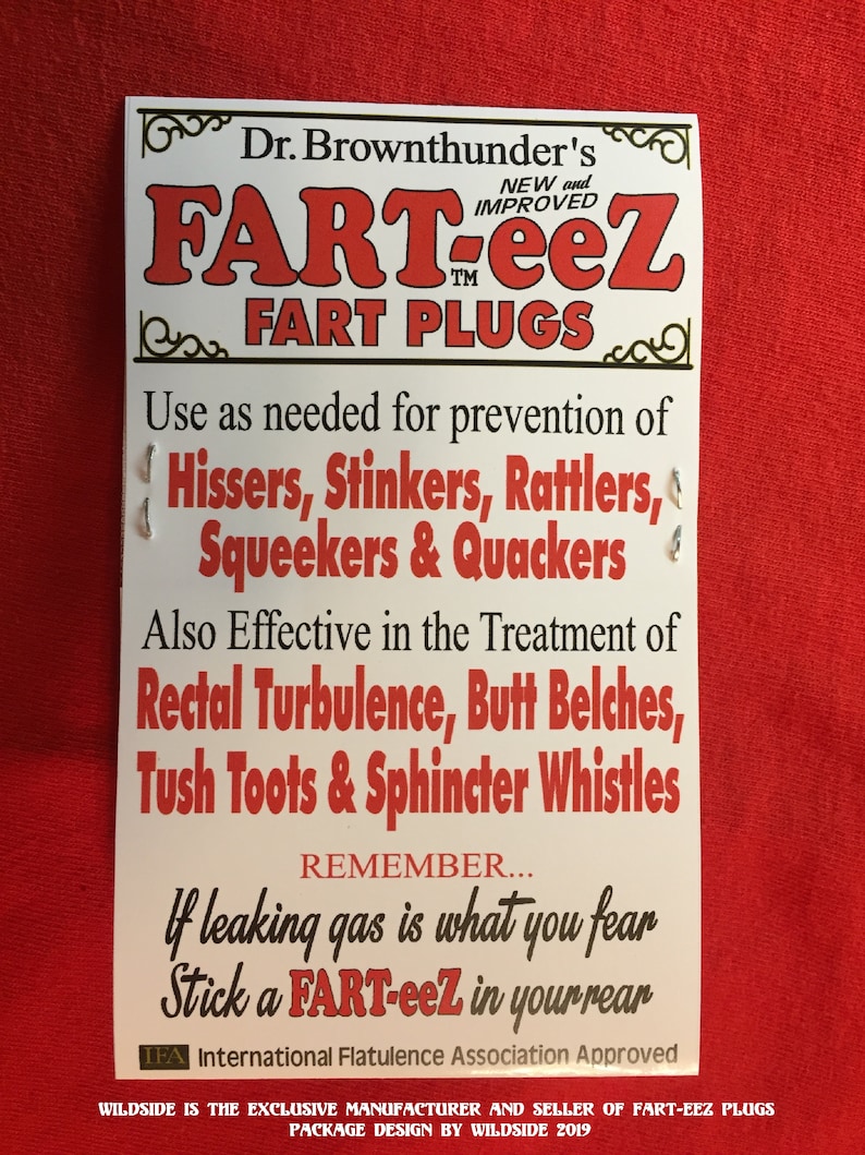 Fart Plugs Funny Gag Gifts Christmas Stocking Stuffers Birthday White ...