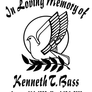 Dove in Loving Memory of Vinyl Decal Custom Memorial Name and Dates ...