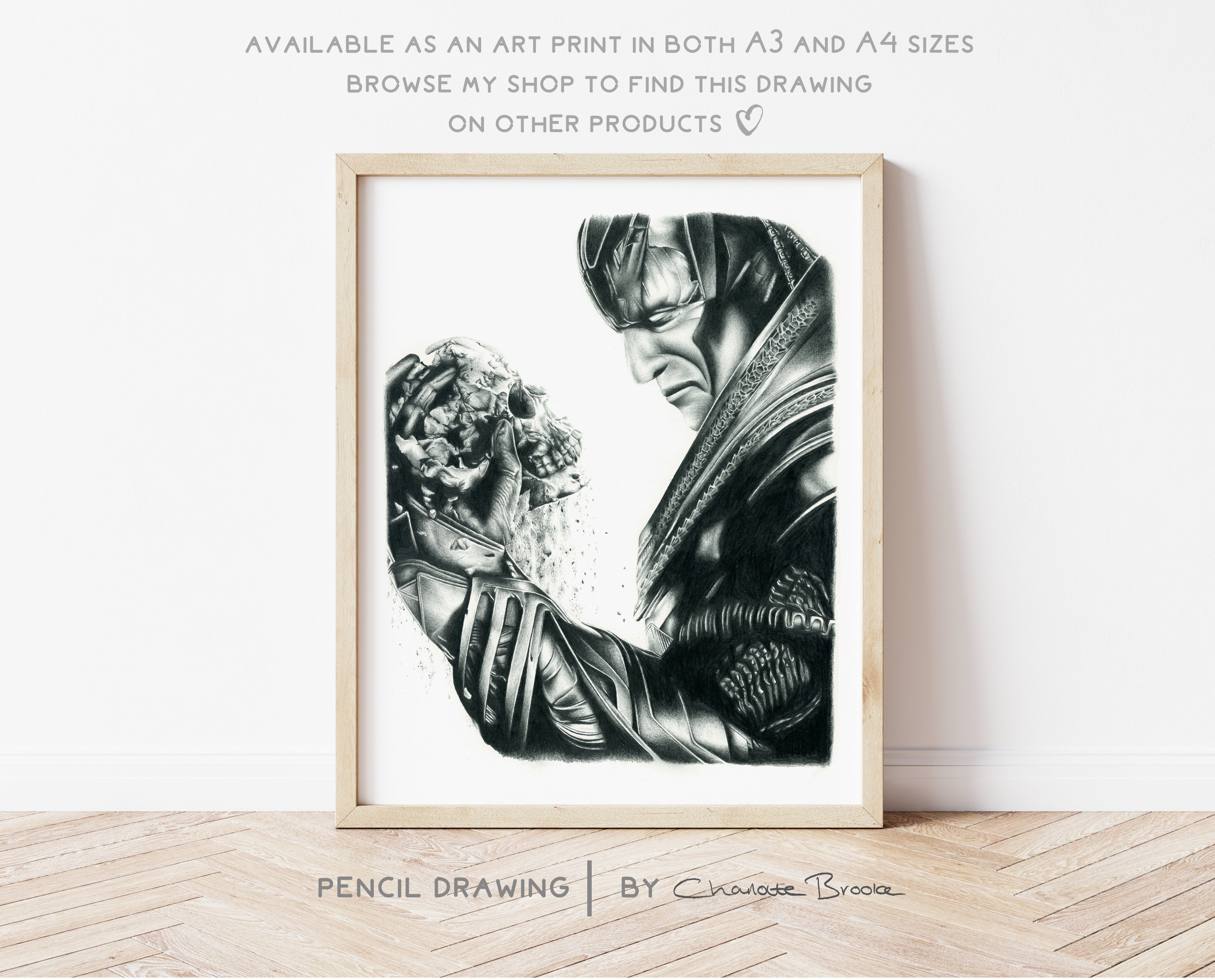 X-men: Apocalypse Pencil Portrait Drawing Print - Etsy UK