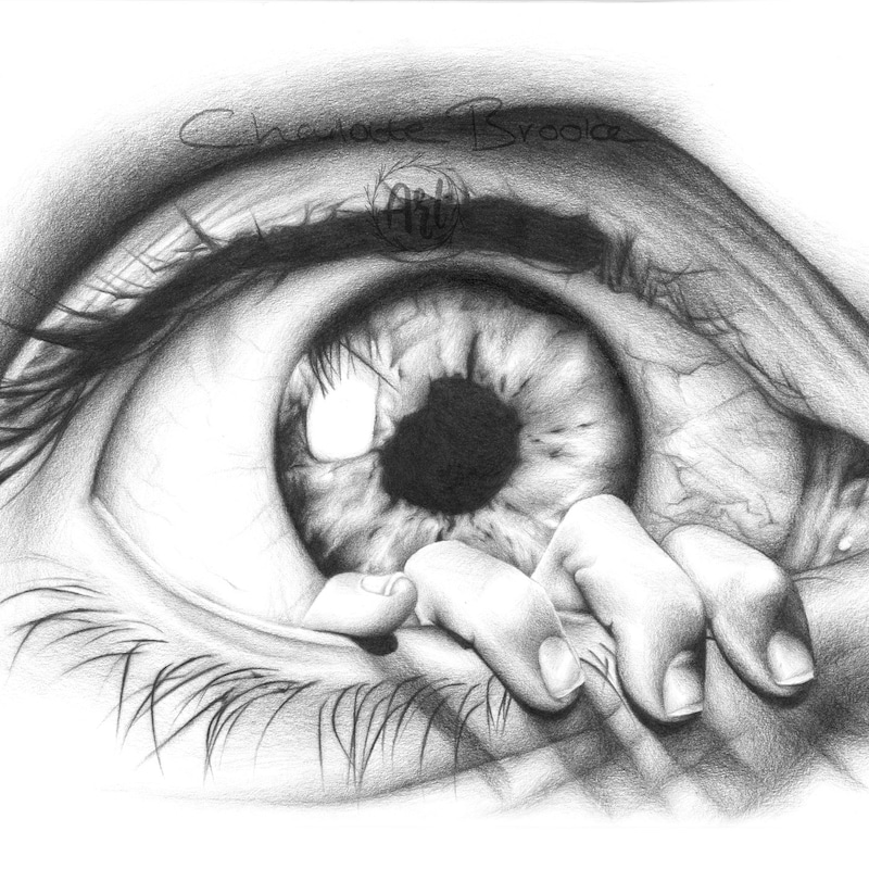 Realistic Horror Eye - Etsy