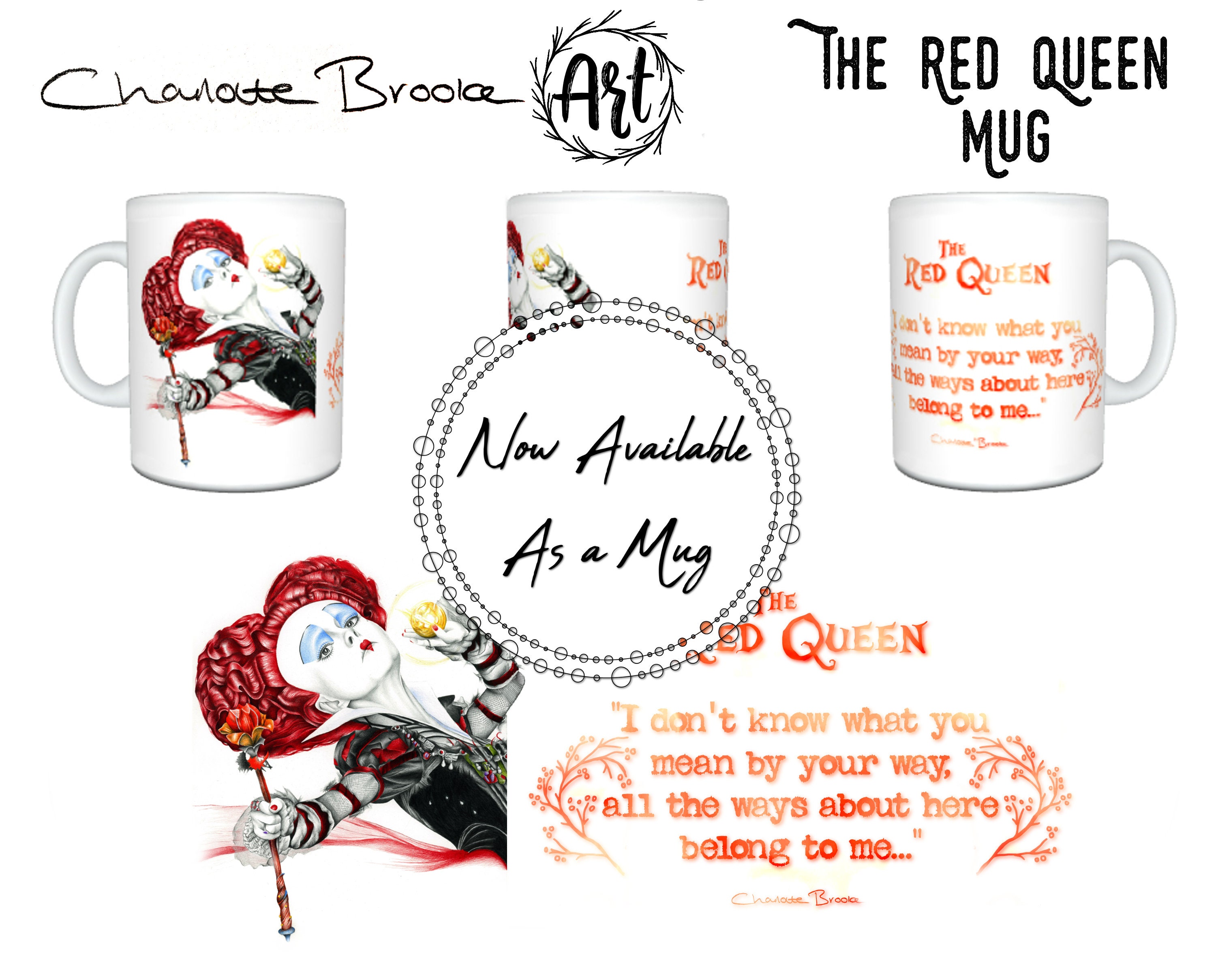 Die rote Königin: Alice im Wunderland Bleistift Portrait | Etsy