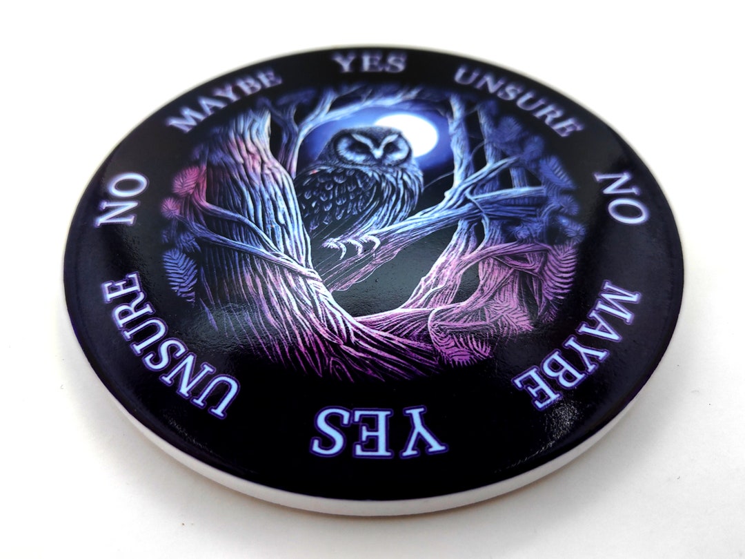Ceramic Pendulum Board With Owl Design for Accurate Divination. Perfect ...