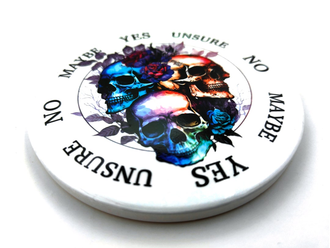 Skull and Roses Ceramic Pendulum Board. Perfect for Gothic and ...