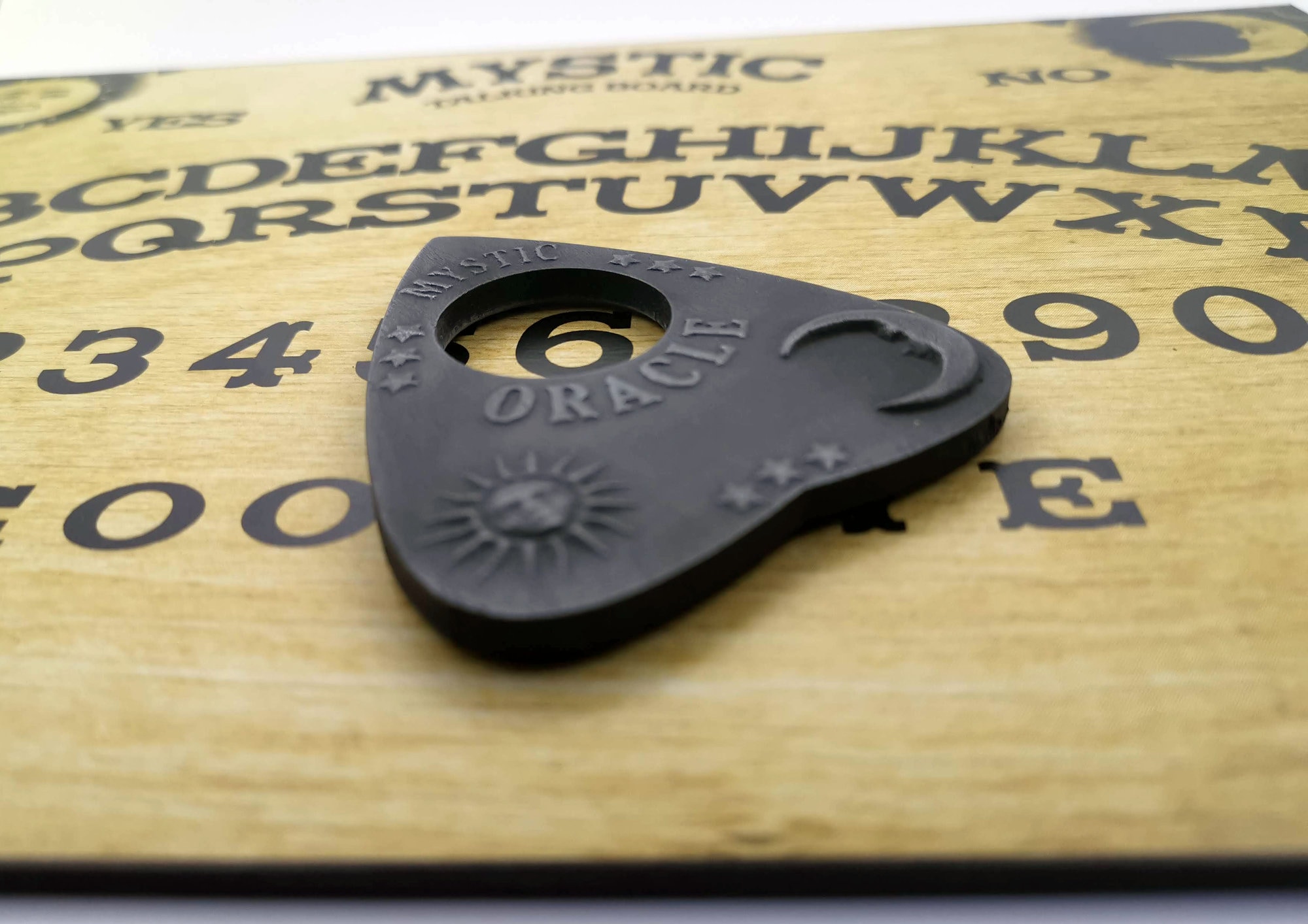 Mystic Oracle Ouija Board Set Complete With Sun, Moon & Stars ...