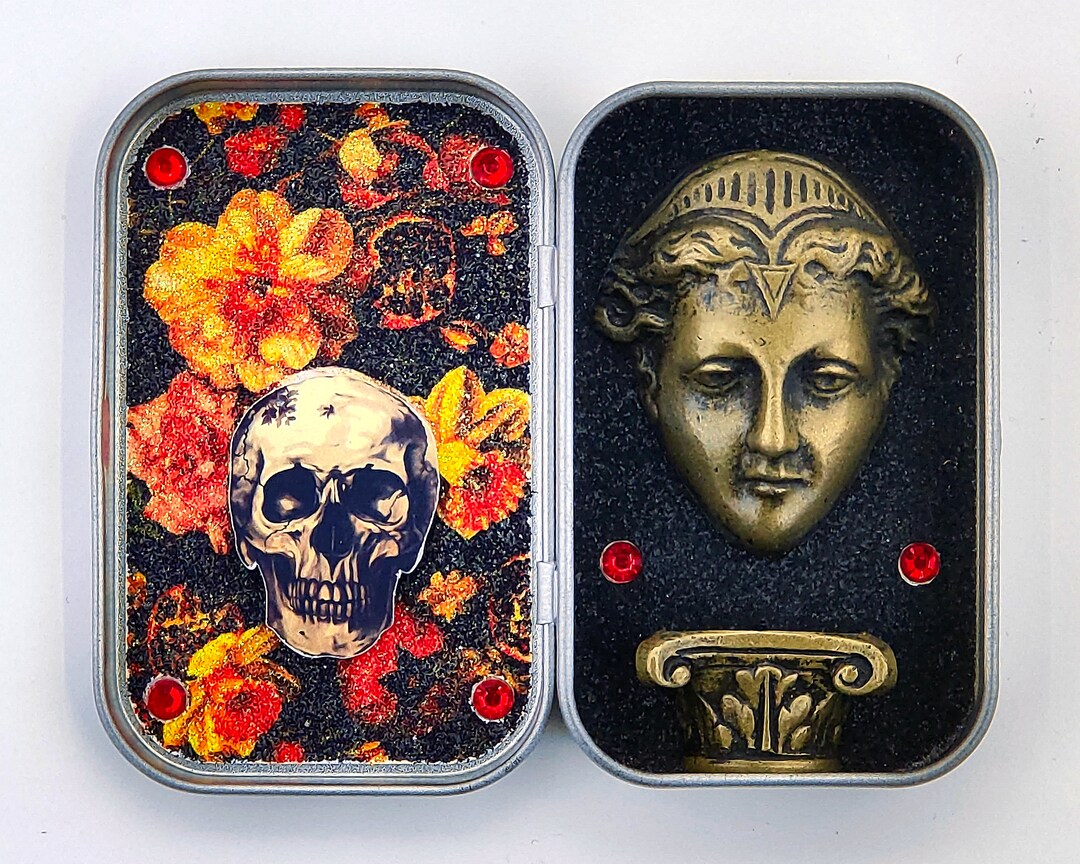 Pocket Shrine for the Goddess Persephone, Miniature Altar, Offering Box ...