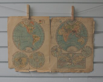 1930s World Map | Etsy
