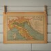 1941 Vintage North Italy Map | Etsy