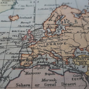 1883 Vintage World Map - Etsy