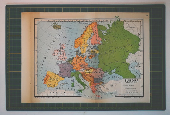 Map Of Europe 1946