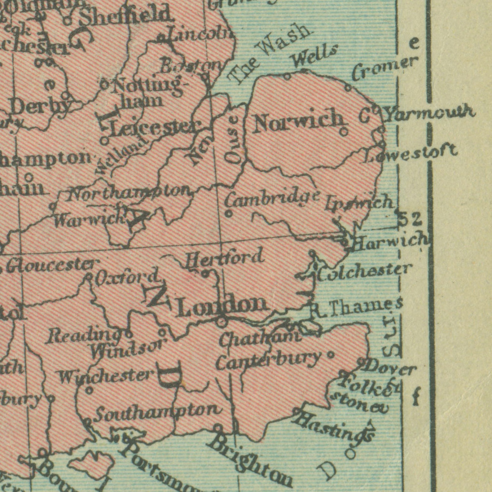 1946 Vintage United Kingdom & Ireland Map | Etsy