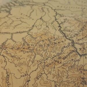 1884 Vintage Central Europe Map - Etsy