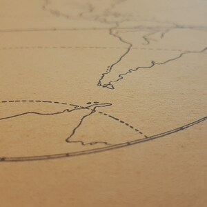 1920s Vintage World Blank Map - Etsy