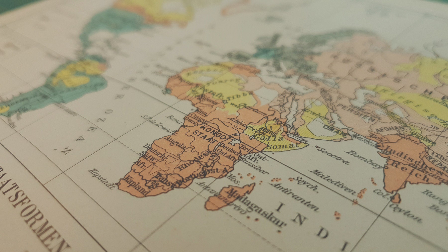 1907 Vintage Government Types World Map - Etsy Ireland