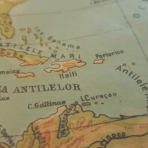 1924 Vintage North America Map - Etsy