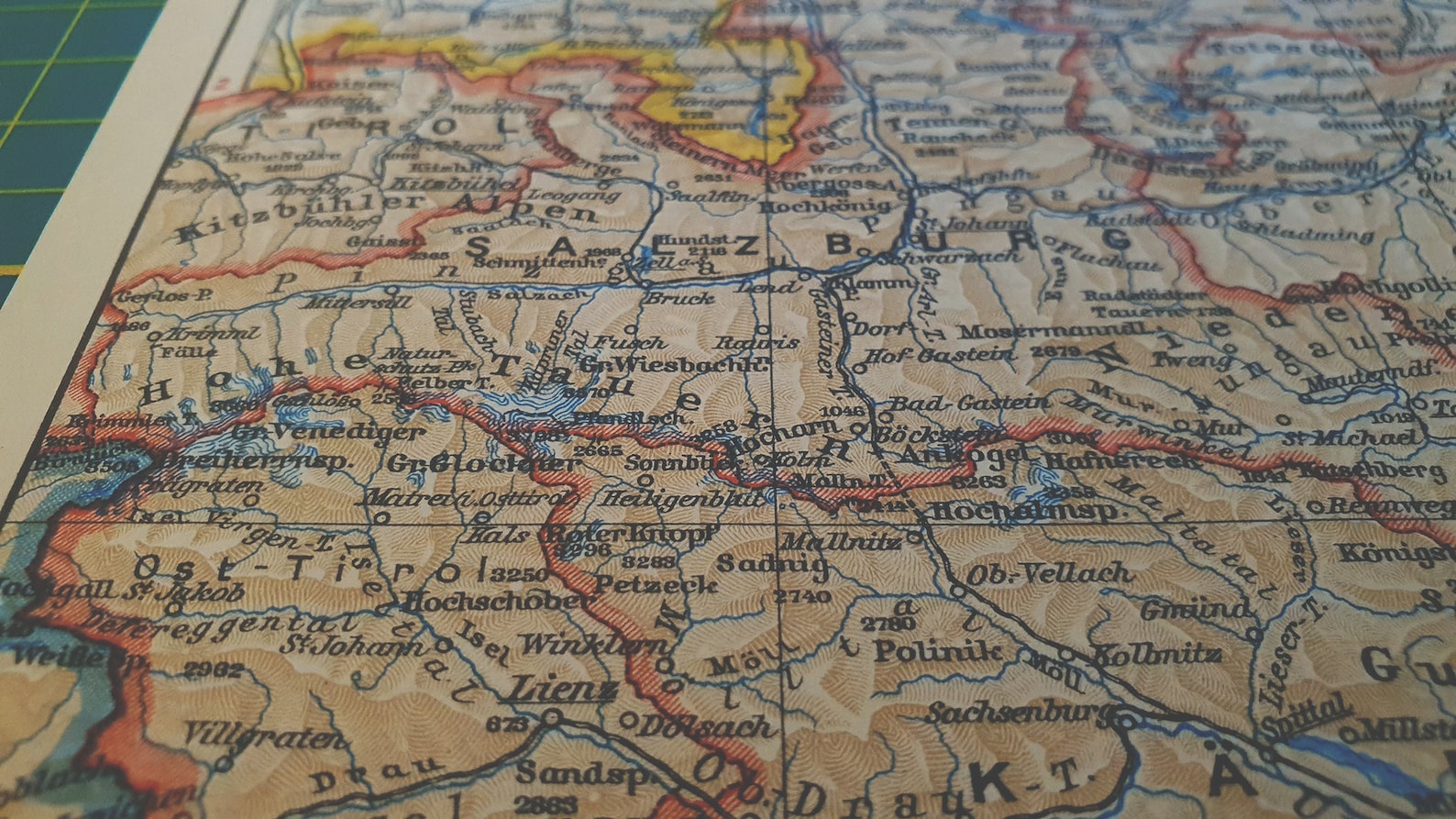 1936 Vintage East Austria Map - Etsy