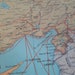 1964 Vintage Near East Map - Etsy