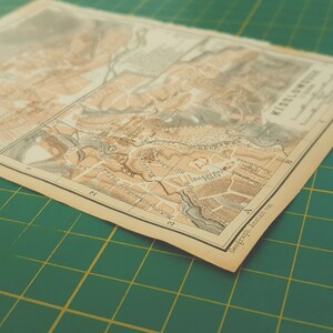 1912 Vintage Pyatigorsk & Kislovodsk Map - Etsy