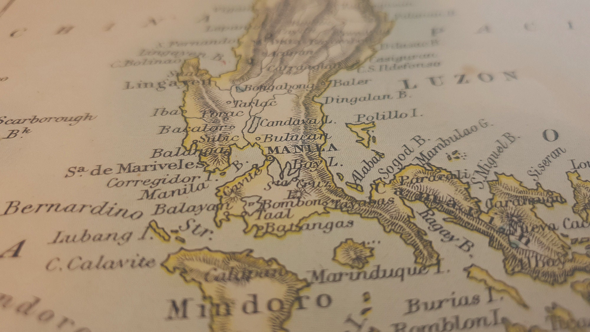 1895 Vintage Philippines Map