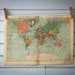 1958 Vintage World Map - Etsy