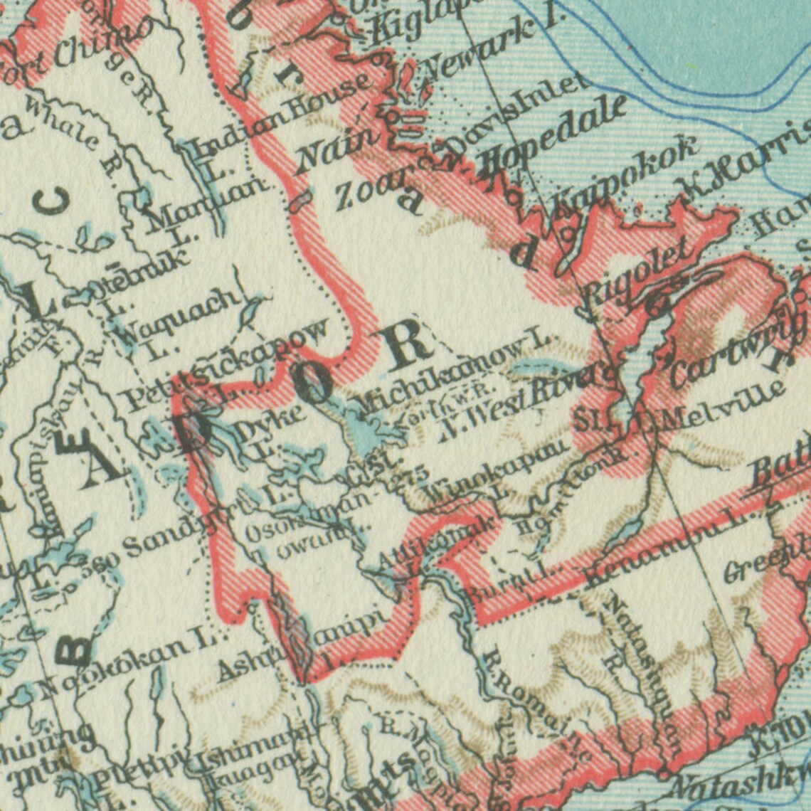1938 Vintage Canada Map | Etsy