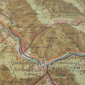 1948 Vintage Southeast Styria Map - Etsy