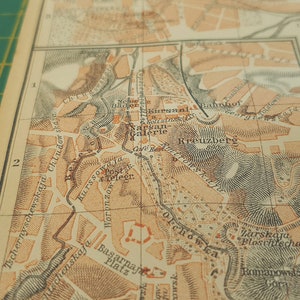 1912 Vintage Pyatigorsk & Kislovodsk Map - Etsy