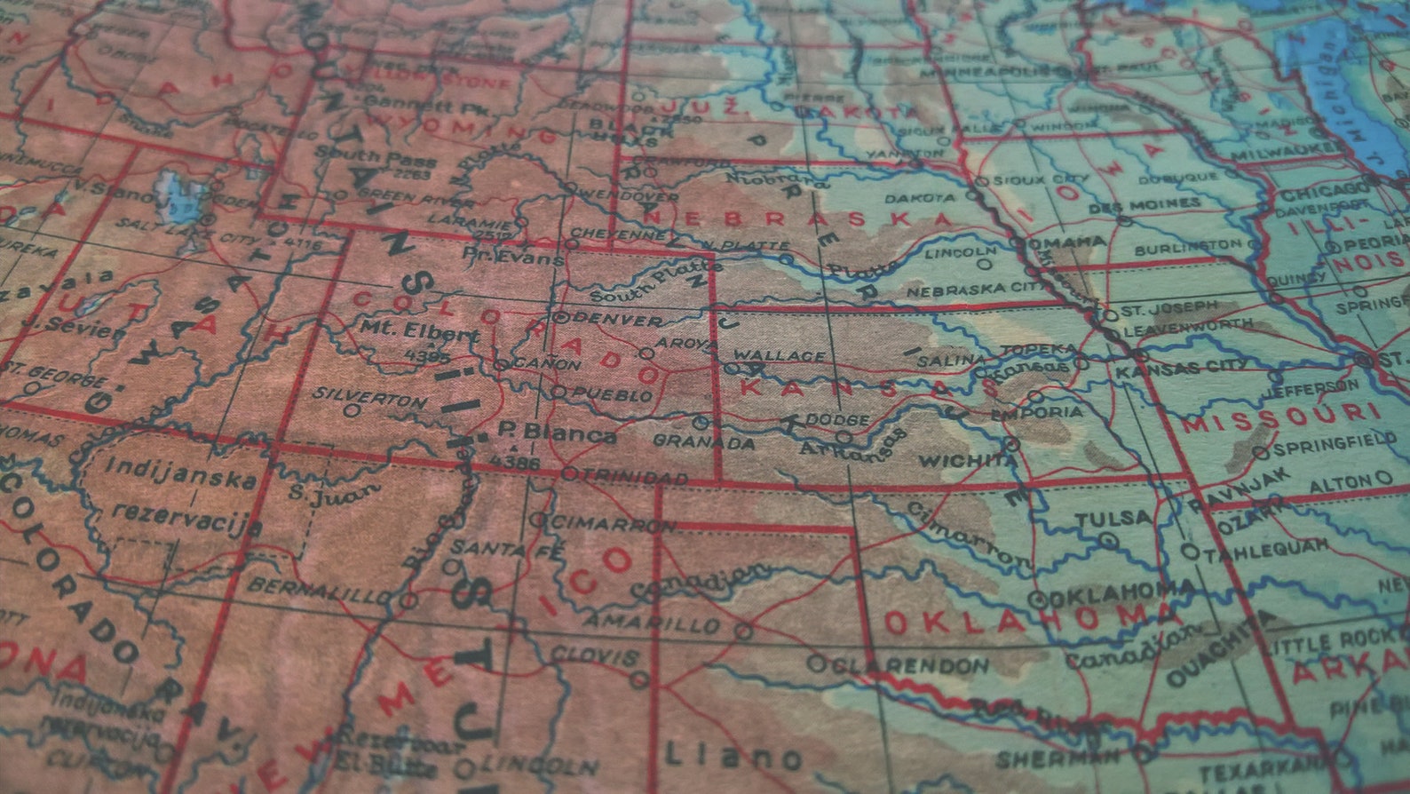 1951 Vintage USA Map - Etsy