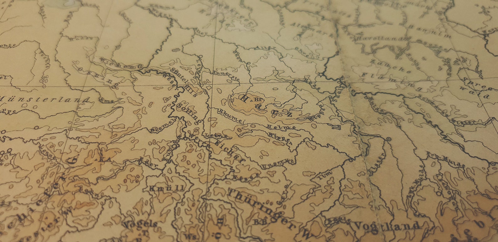 1884 Vintage Central Europe Map - Etsy